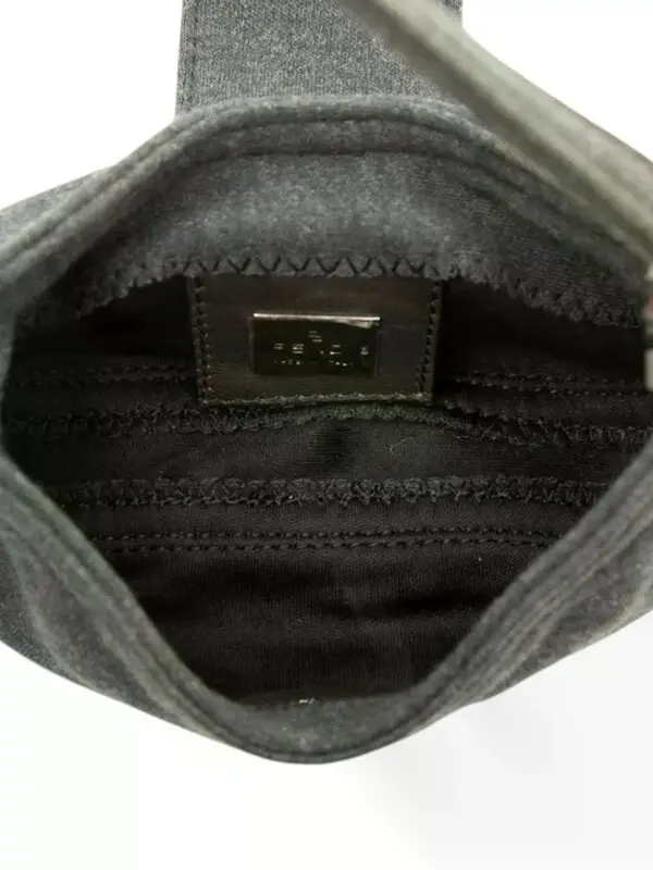 Fendi 2000-2010 Mini Wool Croissant Handbag