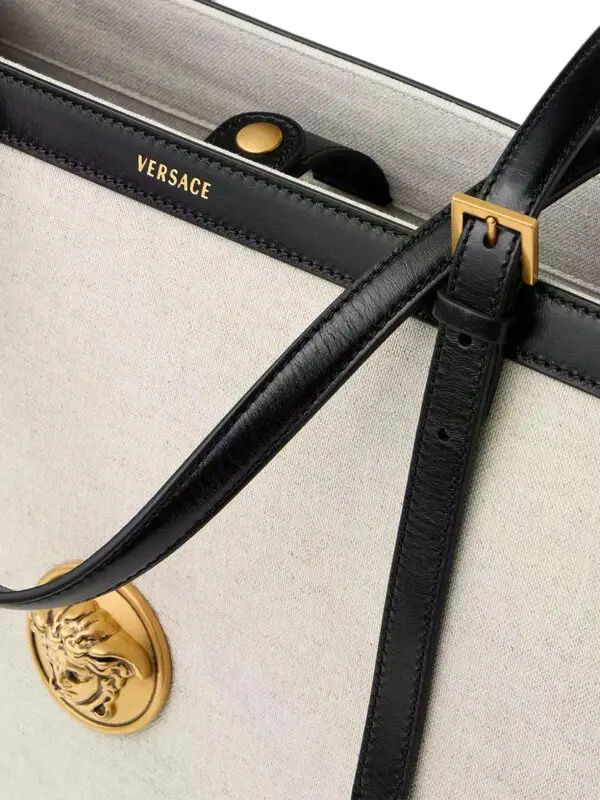 Versace Rivière Large Canvas Tote