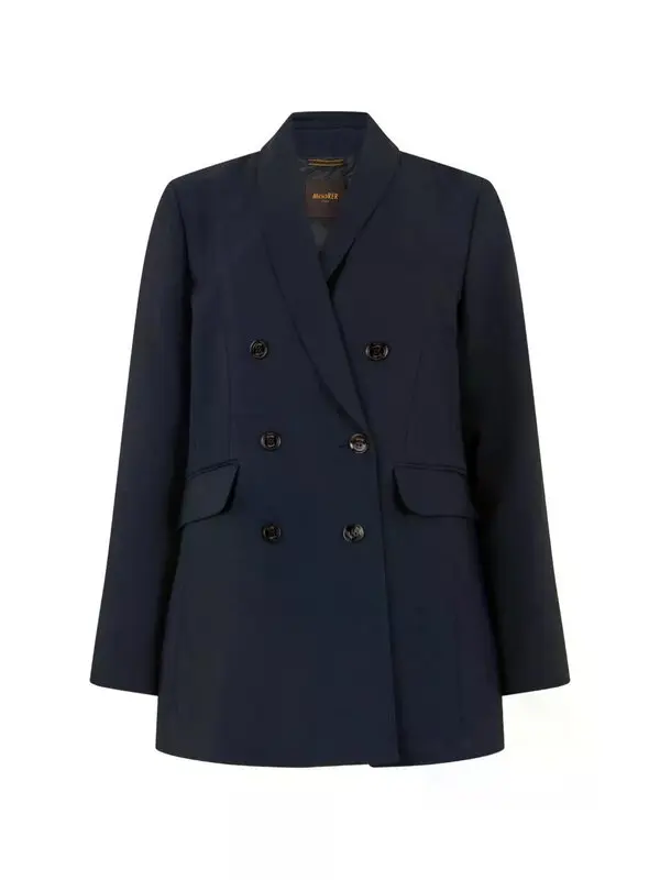 MOORER Double-breasted Shawl-lapel Blazer