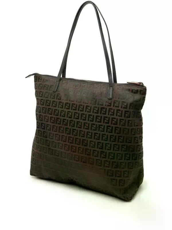 FENDI 2000-2010 Zucchino Canvas Tote Bag