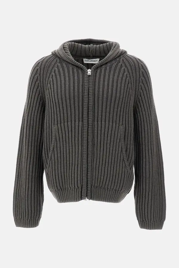 Our Legacy Level Wool Zip Hoodie - Multicolor