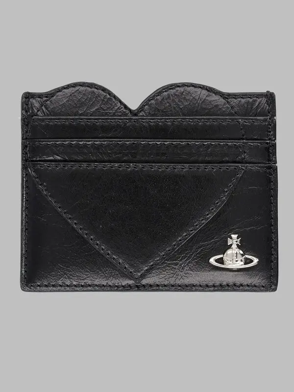 VIVIENNE WESTWOOD Portacarte "heart" Con Orb - Black