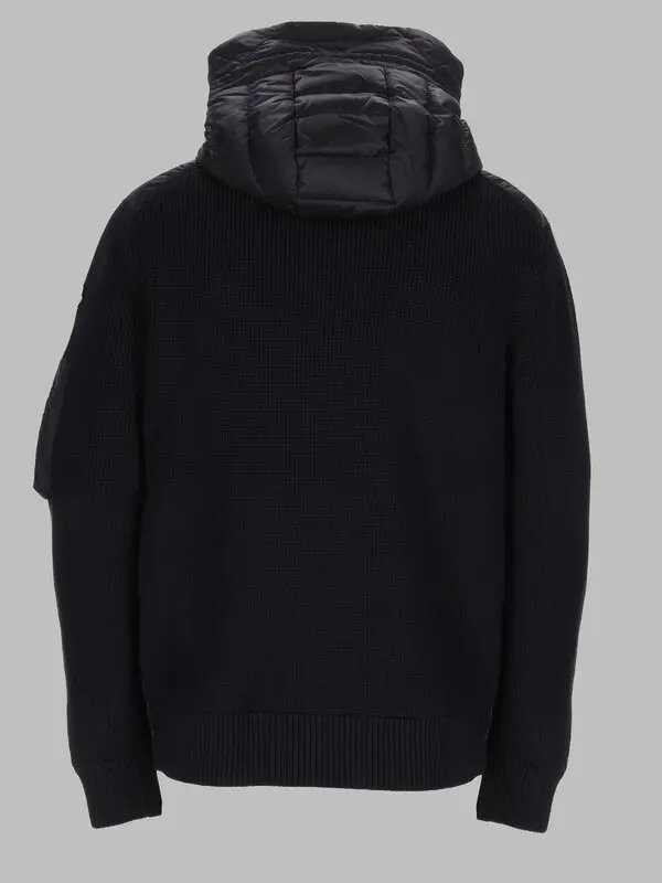 MONCLER Cardigan Imbottito Con Zip
