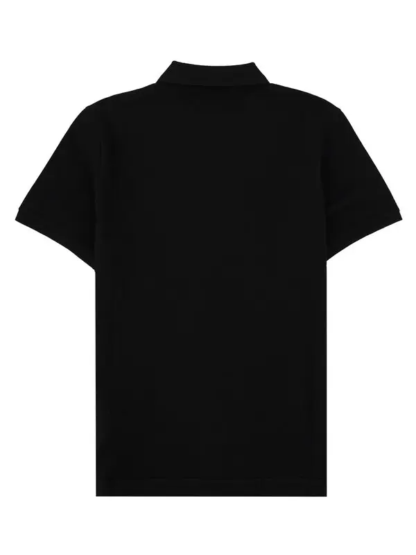 MONCLER Polo Con Patch Logo