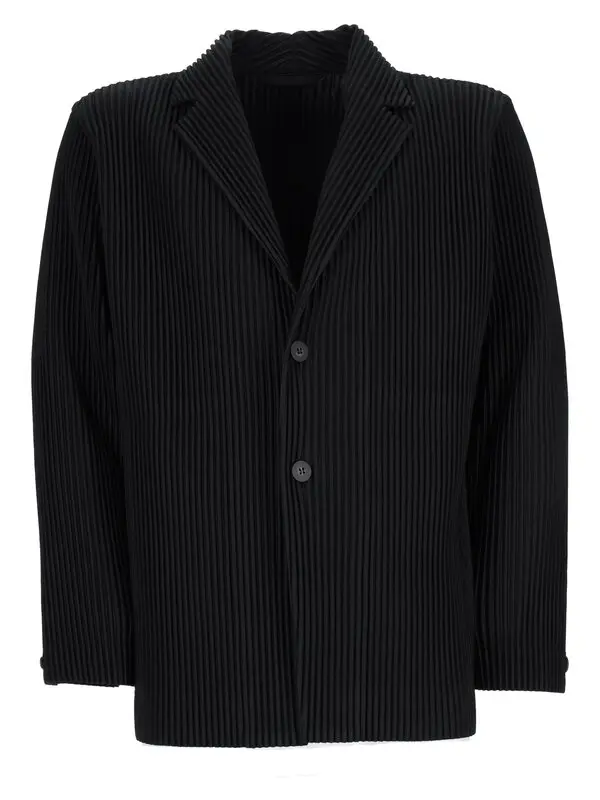 Issey Miyake Giacca Monopetto Plissettata