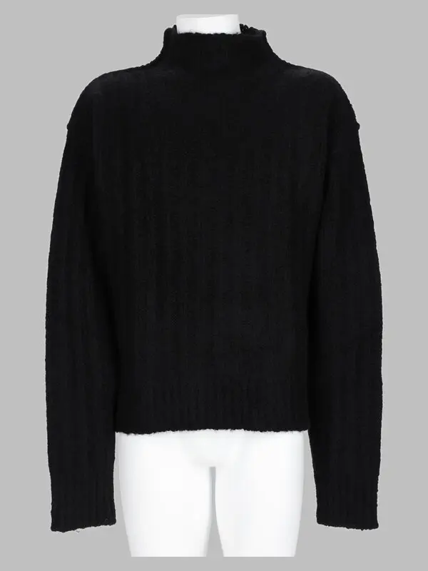 RICK OWENS Maglia "turtle" In Cashmere E Seta