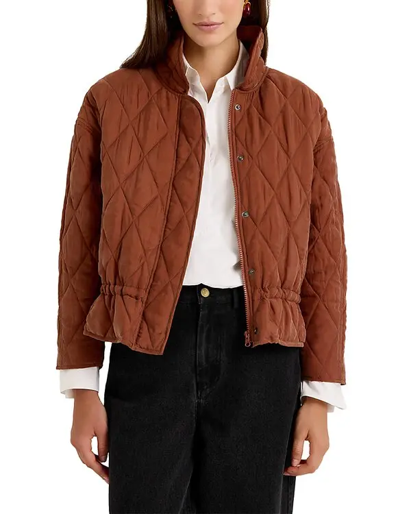 MARIE OLIVER Haisley Quilted Boxy Jacket