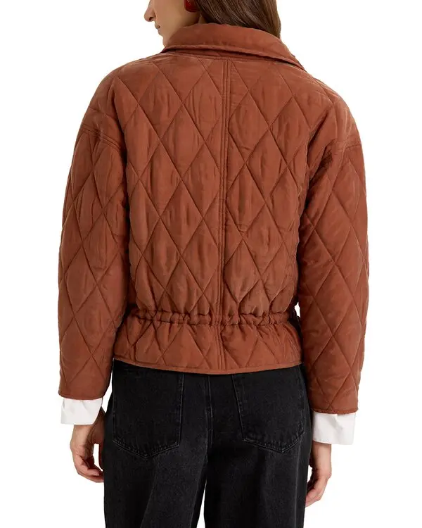 MARIE OLIVER Haisley Quilted Boxy Jacket
