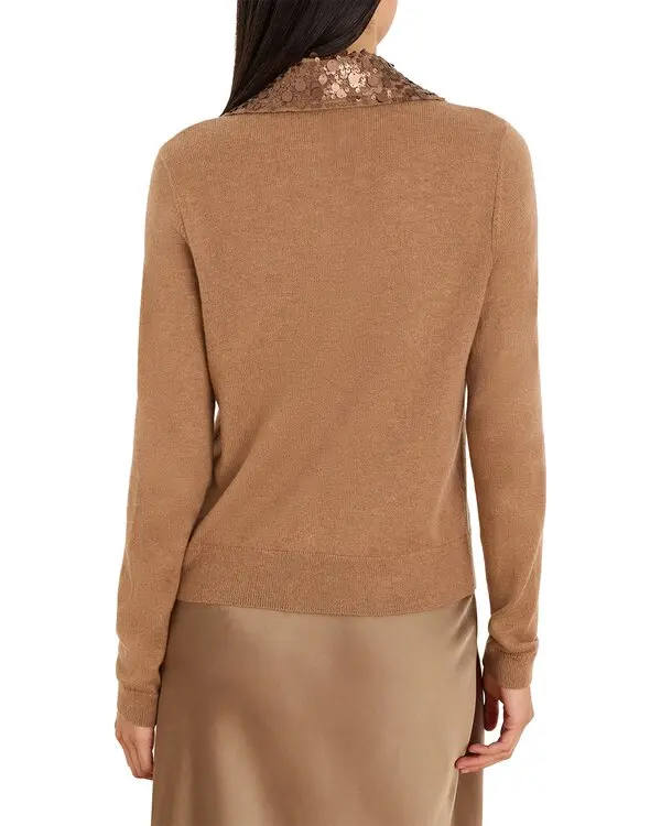 NIC+ZOE Sequin Collar Cardigan