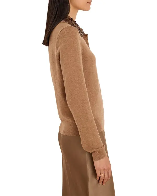 NIC+ZOE Sequin Collar Cardigan