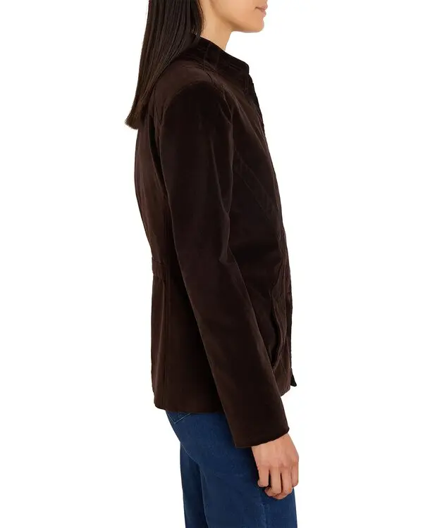 NIC+ZOE Stretch Velvet Riding Jacket