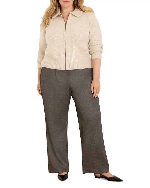NIC+ZOE Tremont Tweed Wide Leg Pants