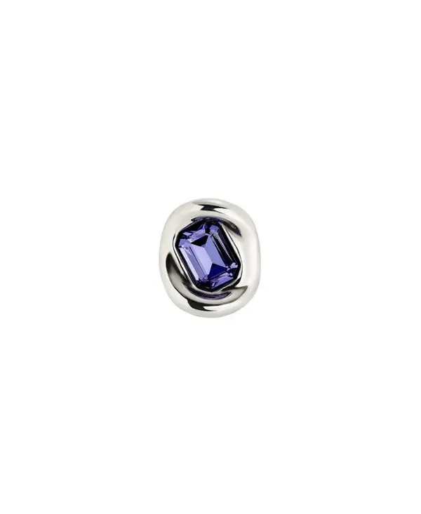 UNODE50 Sterling -plated Ring With Purple Crystal