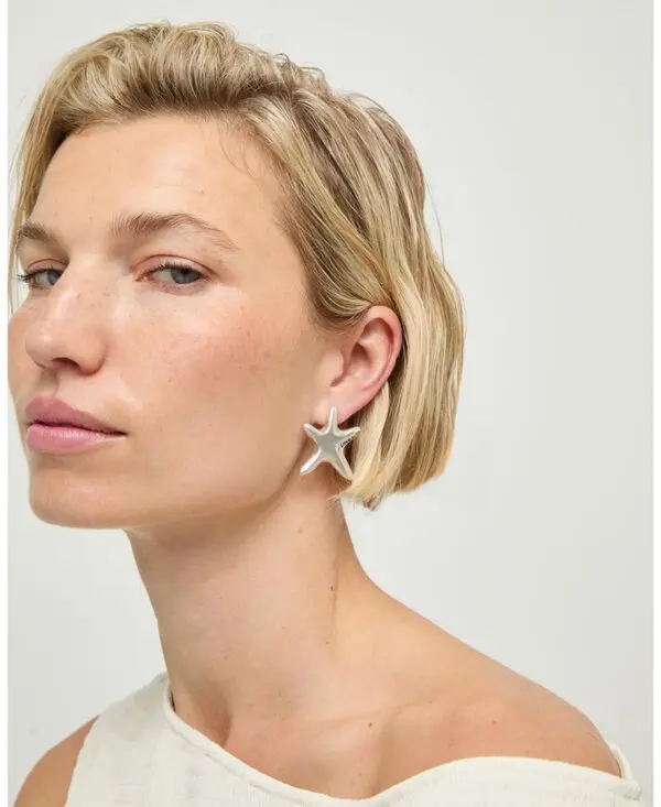 UNODE50 Medium Tone Star Earrings