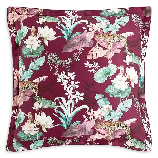 ANNE DE SOLENE Reversible Floral Euro Pillow Sham