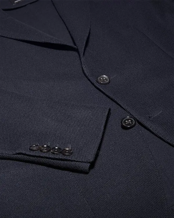 Zegna Slim Fit High Performance Jersey Packaway Blazer