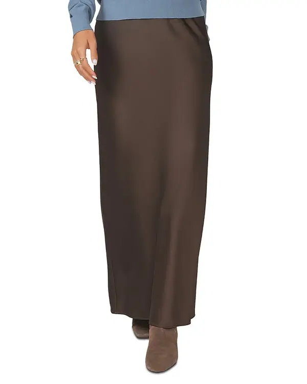 POINT Satin A Line Slip Skirt