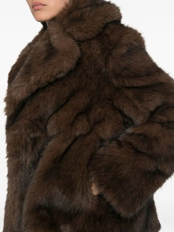 ERMANNO SCERVINO Faux Fur Jacket By