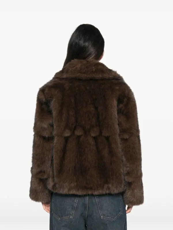 ERMANNO SCERVINO Faux Fur Jacket By