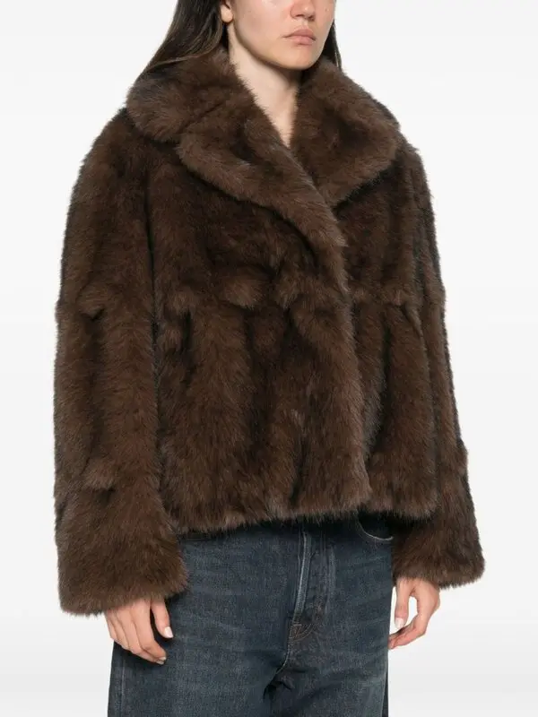 ERMANNO SCERVINO Faux Fur Jacket By