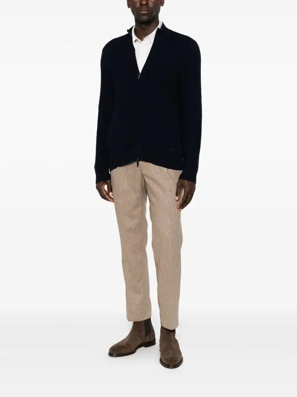 EMPORIO ARMANI Wool Zipped Cardigan