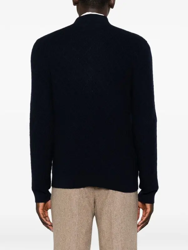 EMPORIO ARMANI Wool Zipped Cardigan
