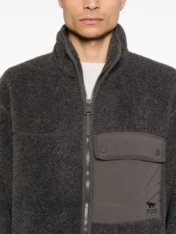 MAISON KITSUNE' Fleece Blouson Jacket By