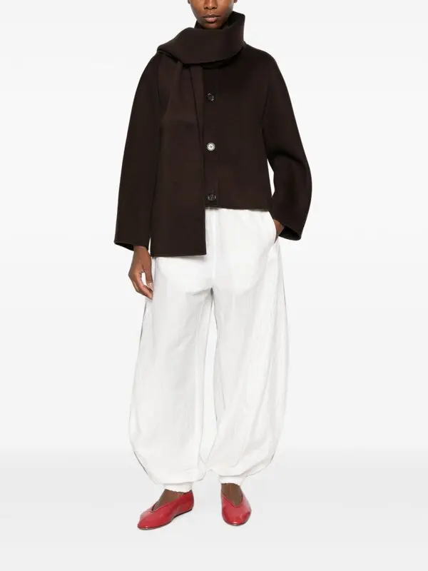 Max Mara Wool Short Coat By - Brown