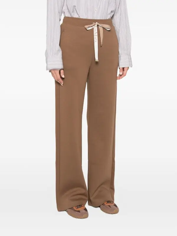 S MAX MARA Cotton Drawstring Trousers