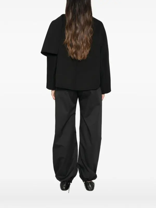 Max Mara Wool Short Coat - Black