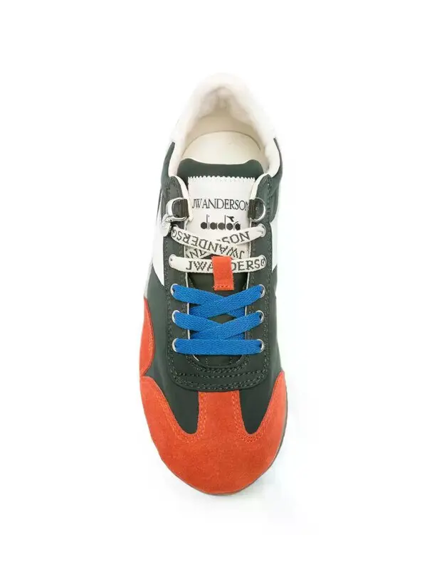 JW ANDERSON X DIADORA Equipe Suede-panelled Sneakers