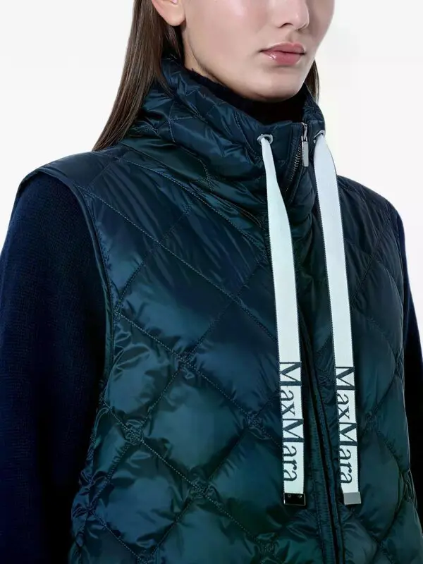 Max Mara Diamond-quilted Gilet