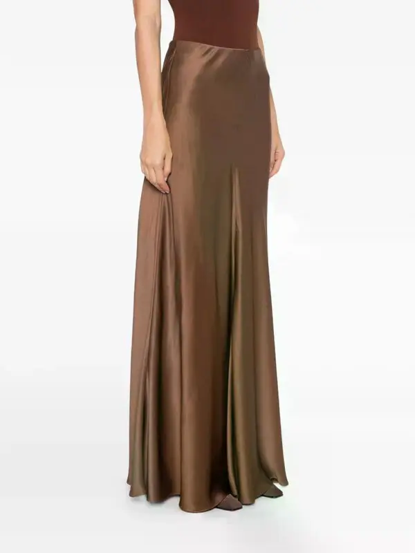 Brunello Cucinelli Silk Maxi Skirt