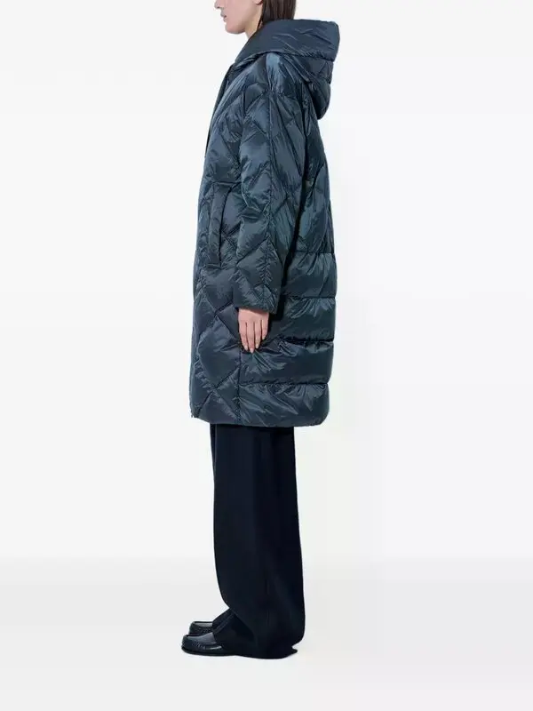 Max Mara Quilted Hooded Coat