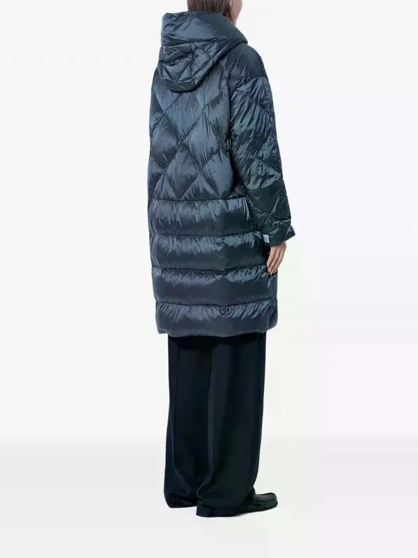 Max Mara Quilted Hooded Coat