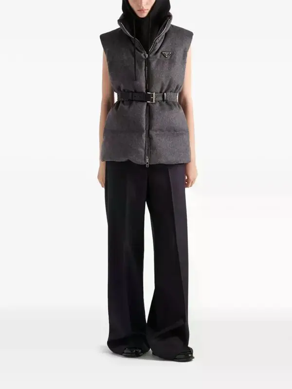 Prada Loden Down Vest