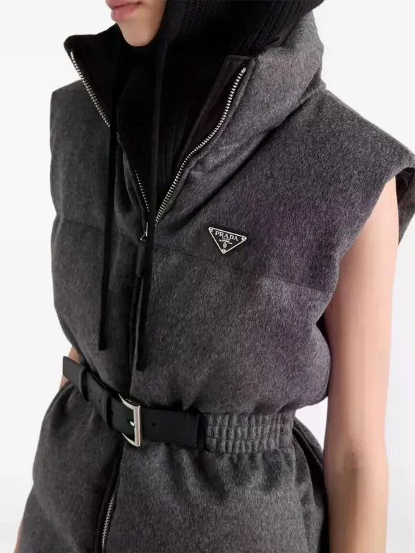 Prada Loden Down Vest