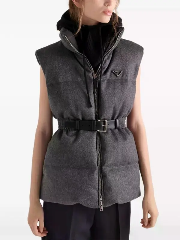 Prada Loden Down Vest