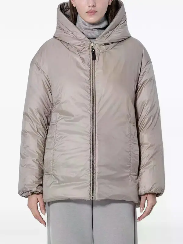 Max Mara Hooded Cashmere Puffer Jacket