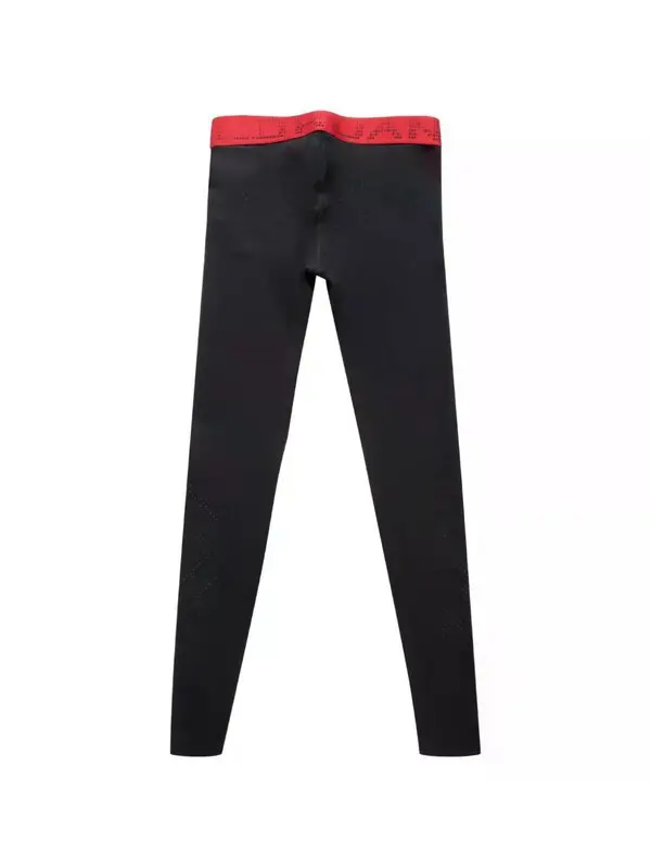 JORDAN X Mowalola Logo-waistband Leggings