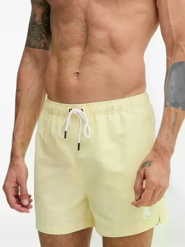 Karl Lagerfeld Logo-print Drawstring Swim Shorts