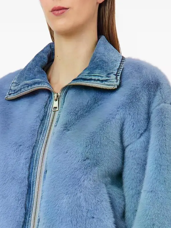 Liu Jo Jacket In Faux Fur