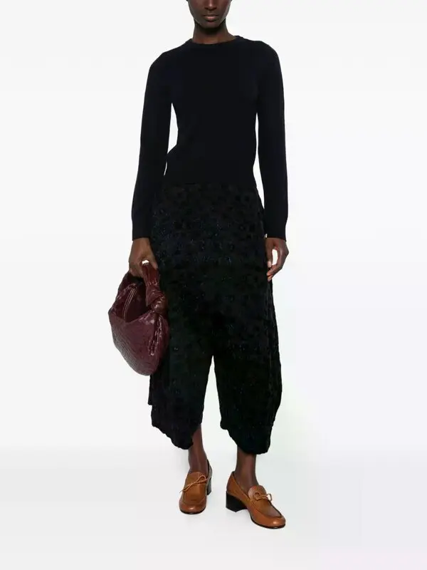 Extreme Cashmere February Fine-knit Round-neck Sweater