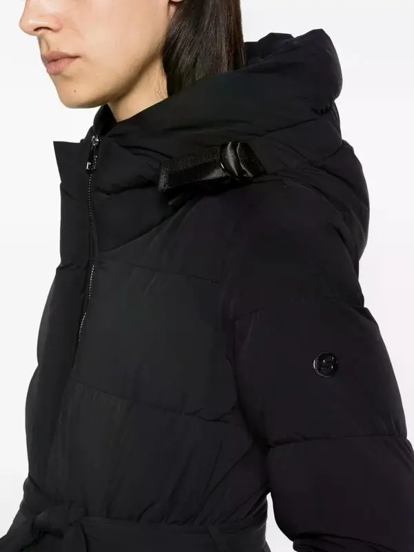 SEA WING Hooded Belted Coat