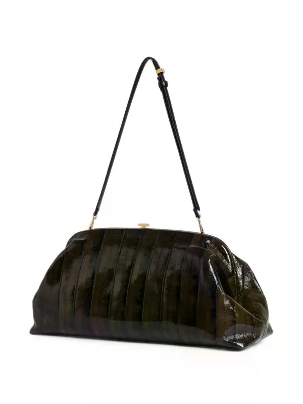Alberta Ferretti Eel-skin Clutch Bag
