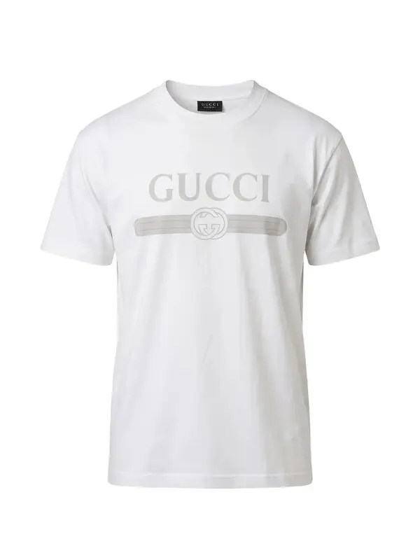 GUCCI Interlocking G Print Crewneck T-shirt