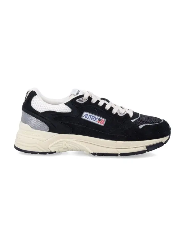 AUTRY Suede Mesh Sneakers - Nero