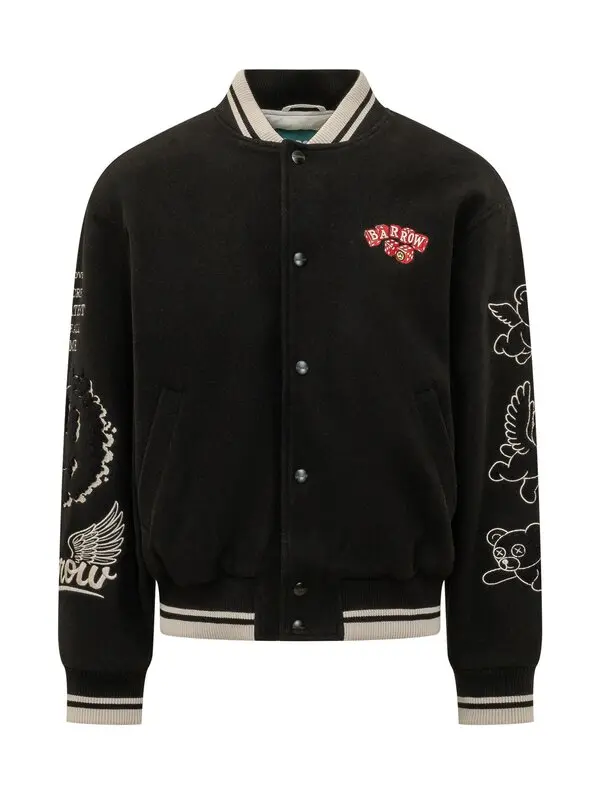 BARROW Collage Print Jacket