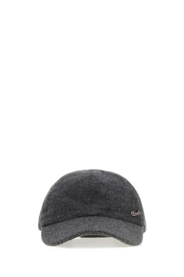 Borsalino Cashmere Roger Baseball Cap - Grey