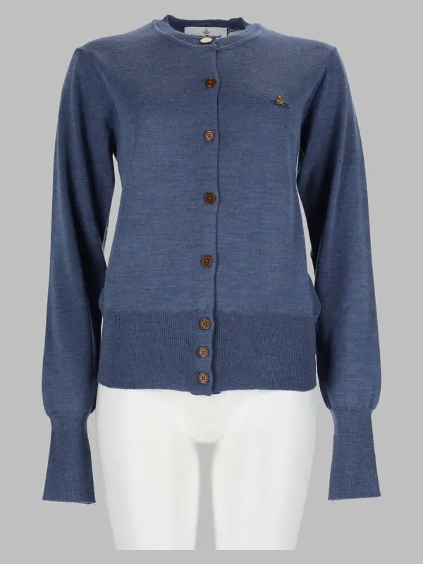 VIVIENNE WESTWOOD 100% Wool Sweater - Blue